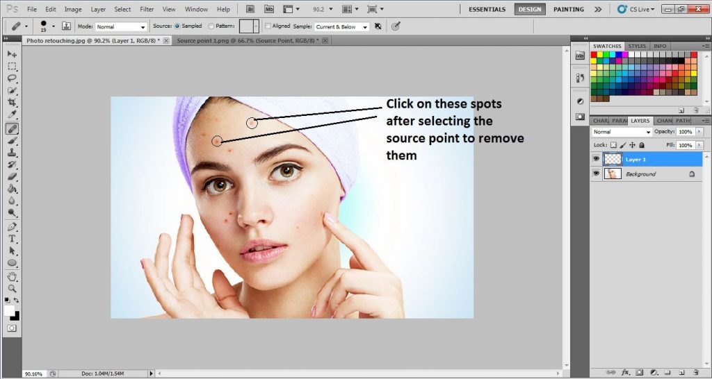 Skin Retouching Photoshop Tutorial | clipping path experts