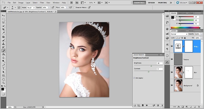 How to create soft glow effect using Photoshop cs5